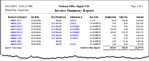 AccountMate: Sample Reports