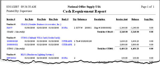 AccountMate: Sample Reports