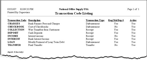 AccountMate: Sample Reports