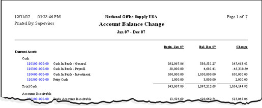 AccountMate: Sample Reports