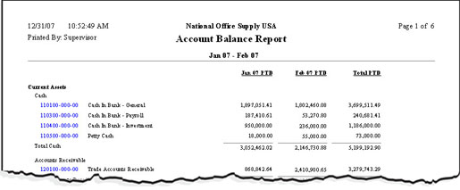 AccountMate: Sample Reports