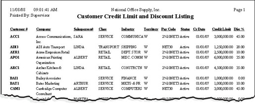 AccountMate: Sample Reports