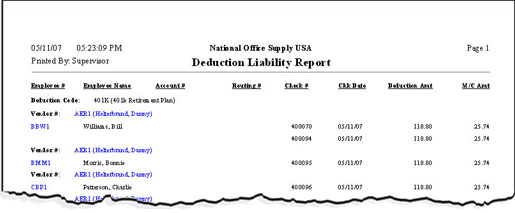 AccountMate: Sample Reports