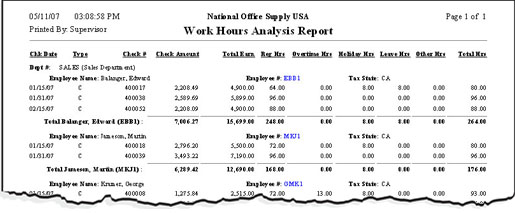 AccountMate: Sample Reports