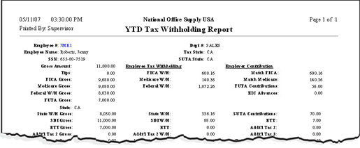 AccountMate: Sample Reports