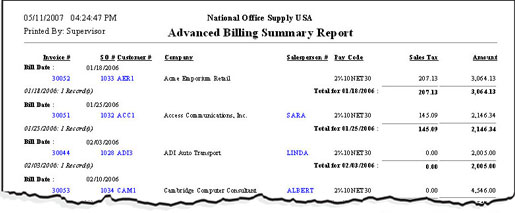 AccountMate: Sample Reports